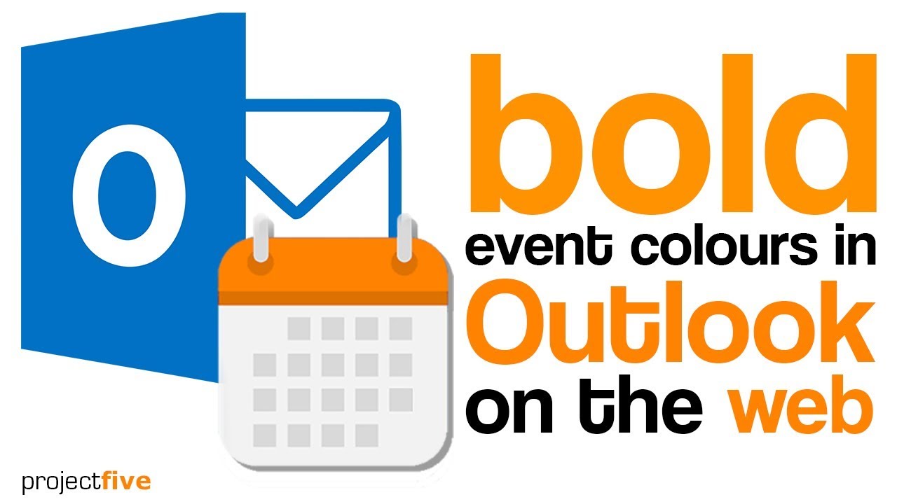 Bold colours in Outlook on the web - YouTube