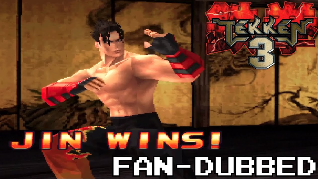 TEKKEN 3 Jin Kazama Win Poses DUBBED ft. Jun Kazama - YouTube