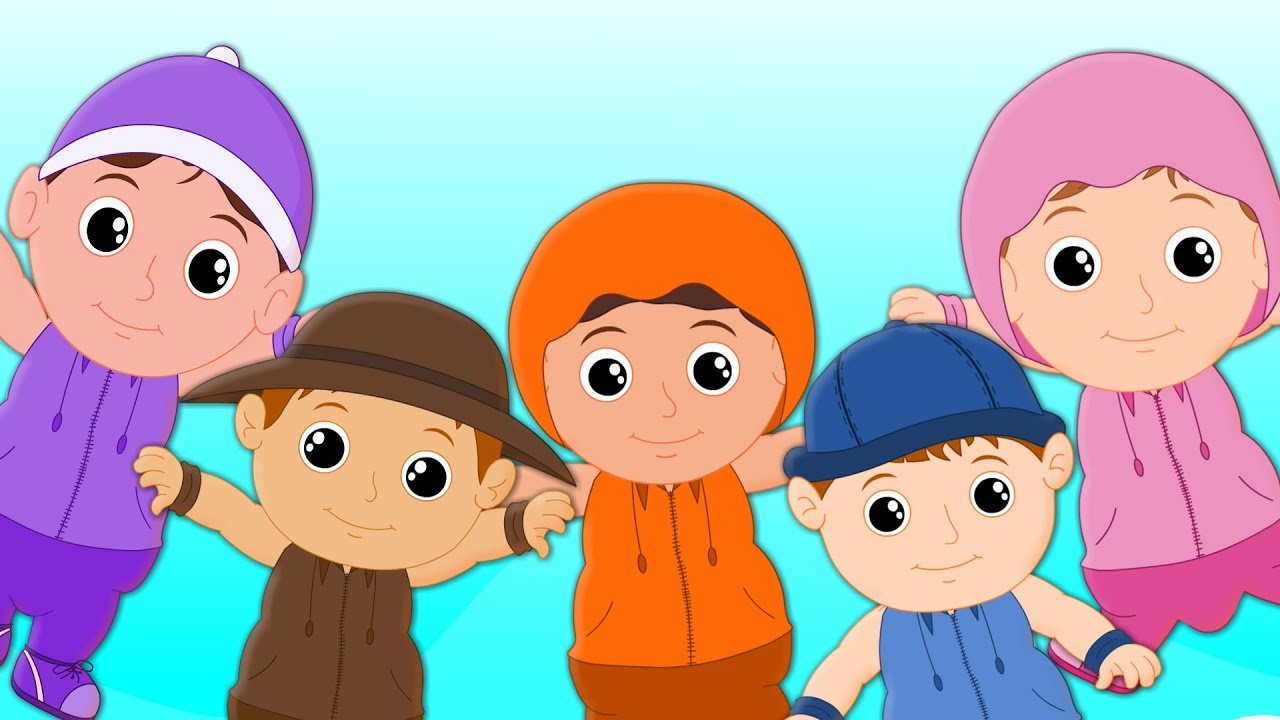 Five Little Babies | Preschool Nursery Rhymes For Childrens And Kids ...