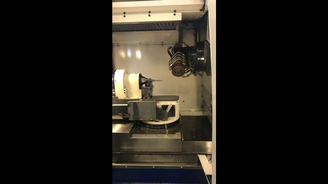 Rollomatic Grindsmart 6000XL 6 Axis Hydrostatic CNC Tool Grinder - YouTube
