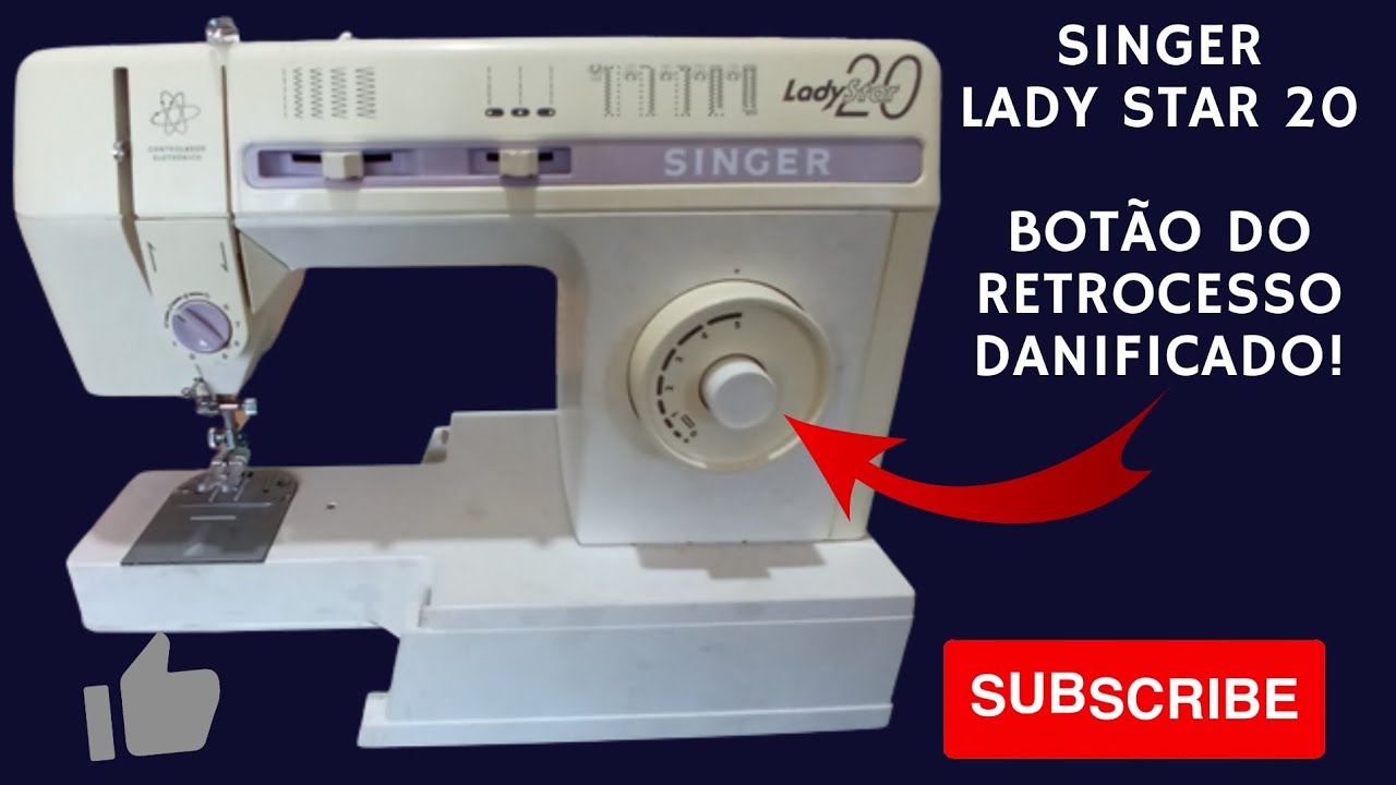 Máquina de costura Singer Lady Star 20 - retrocesso quebrado, o que ...