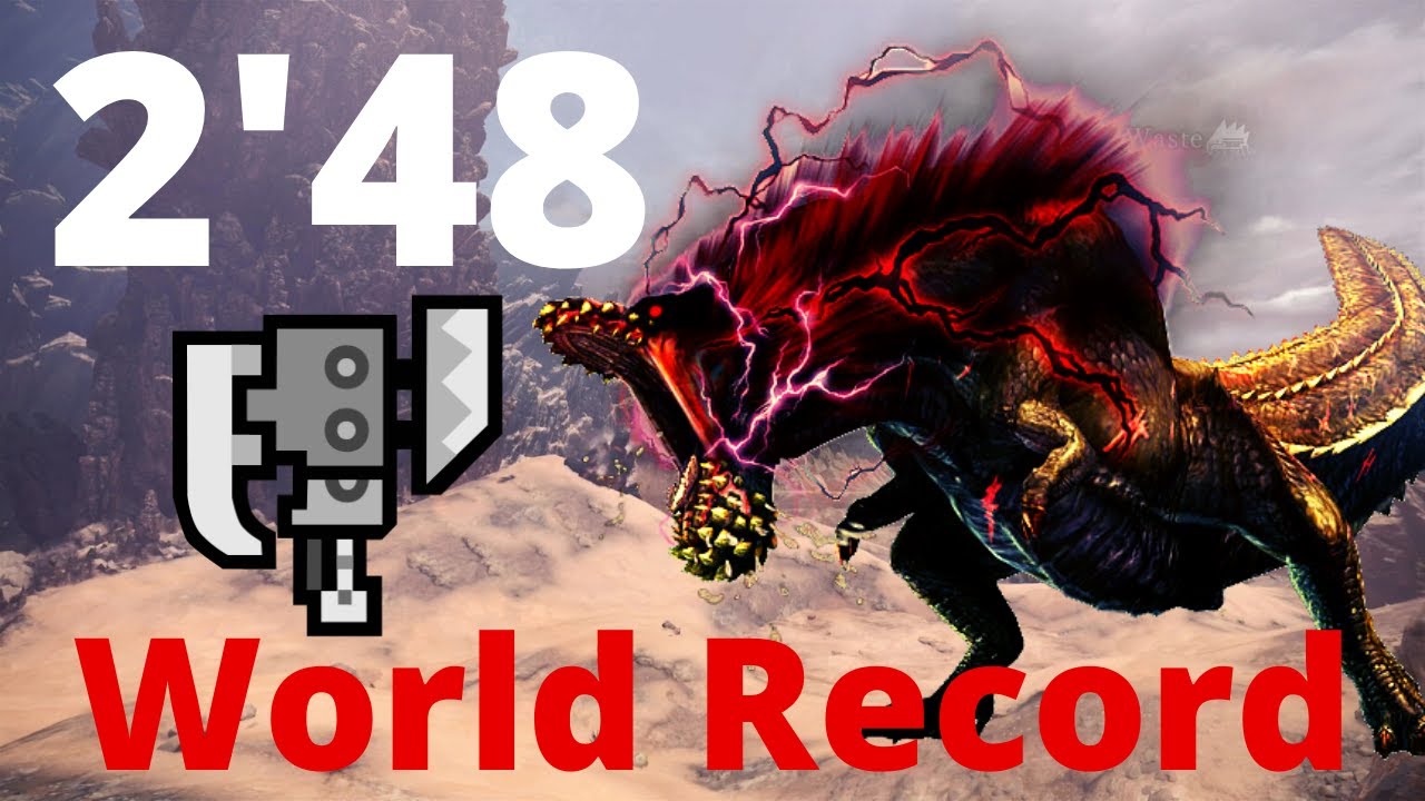 MHW Iceborne - Savage Deviljho 2'48 Switch Axe - World Record - YouTube