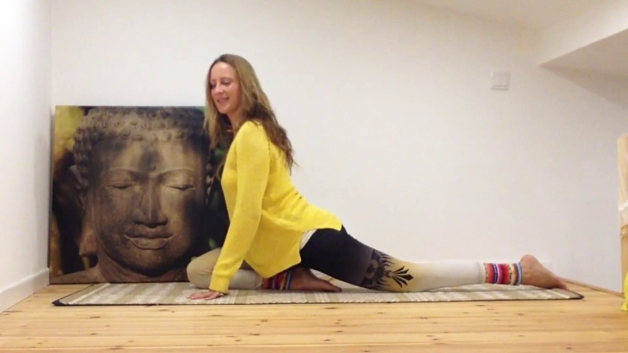 YIN YOGA ~ Swan pose - YouTube