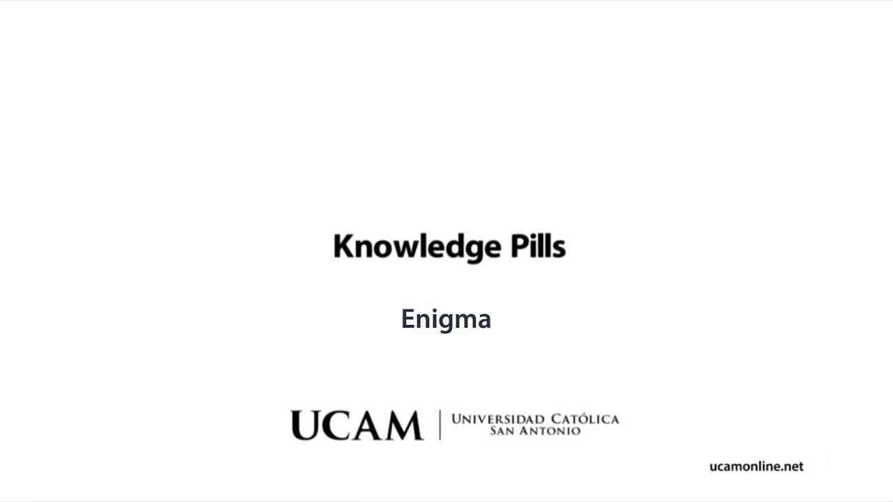 UCAM Knowledge Pills - Enigma - Jesús Soto - YouTube
