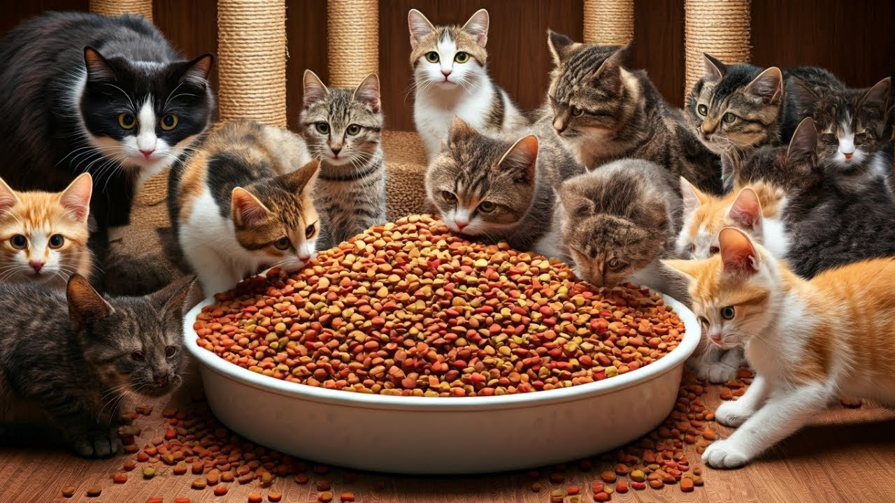 The Ultimate Cat Feeding Frenzy : 24 Cats to Feed !! 🐾🍴 - YouTube
