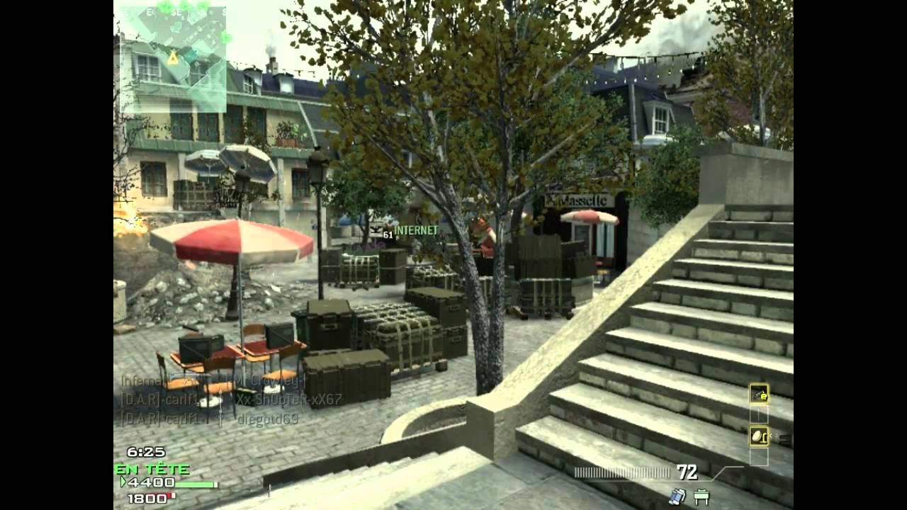 call of duty modern warfare 3 map: résistance - YouTube