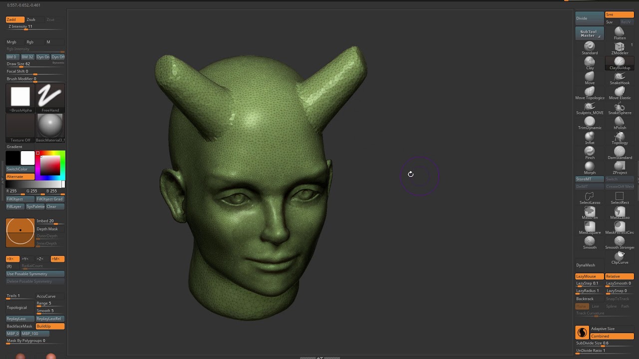 ZBrush : Sculptris Pro Tip : My preferred workflow for Sculptris Pro ...