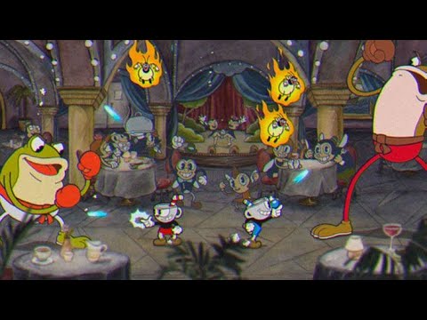 Cuphead - The Boxing Frogs Boss Fight (360 Version) - YouTube