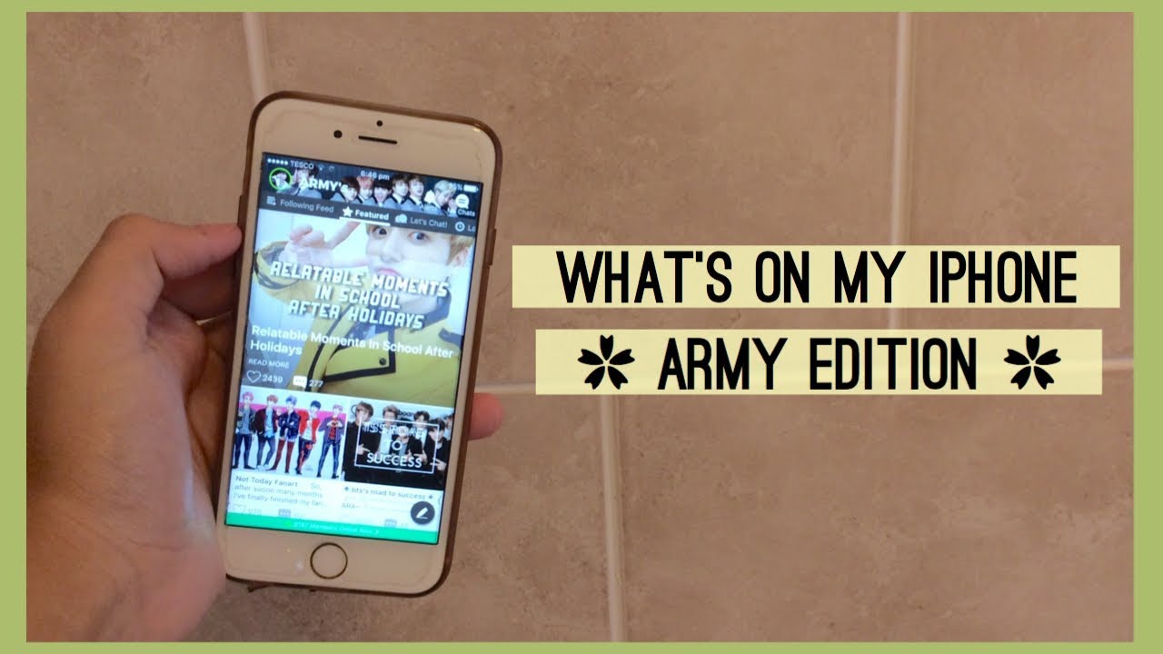 📱what's on my iphone: army edition - YouTube