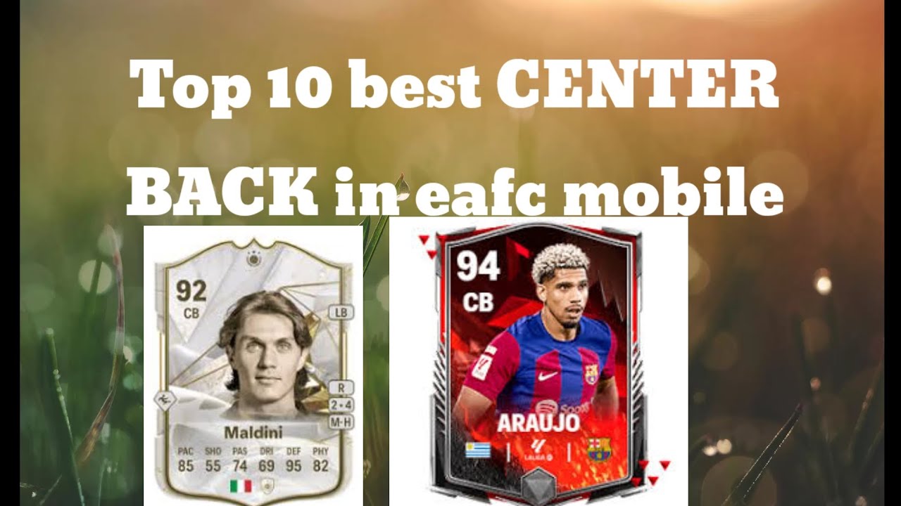 Top 10 best Center back (cb) in Fc mobile 24 - YouTube