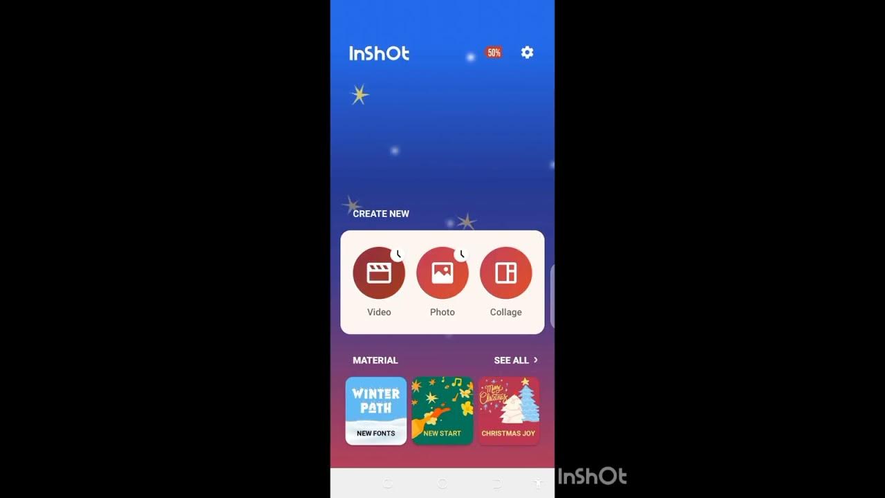 how to add motion texture text effect in Inshot#inshot - YouTube