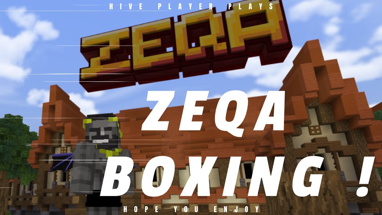 Hive player tries Zeqa boxing... - YouTube