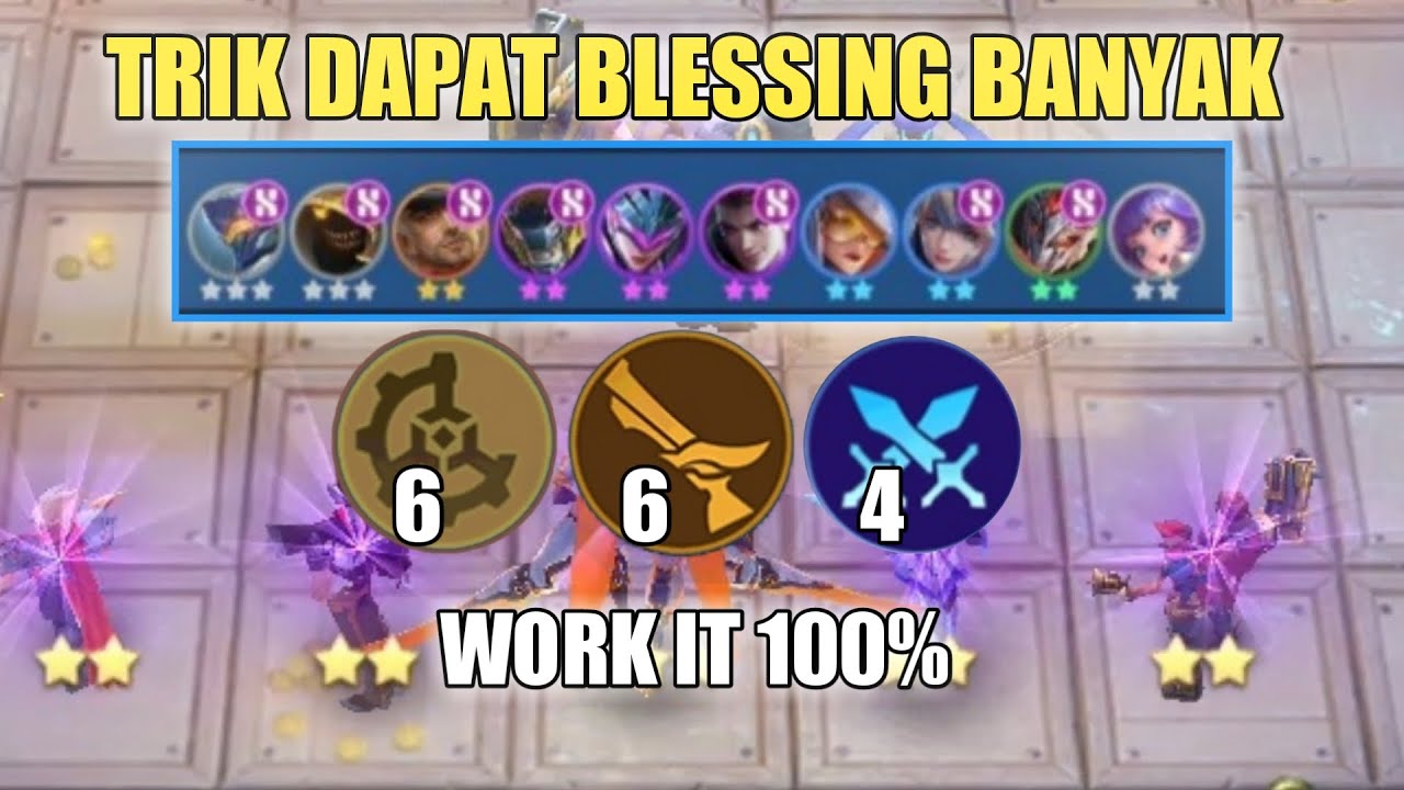 TIPS DAN TRIK CARA CEPAT MENDAPATKAN BLESSING BANYAK MAGIC CHESS UPDATE ...