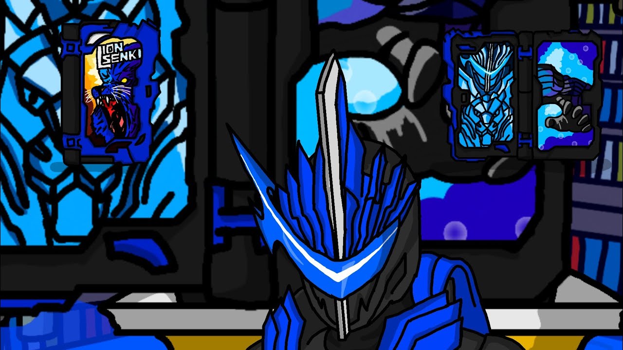 Kamen rider Blaze/Blades henshin anime ver. - YouTube