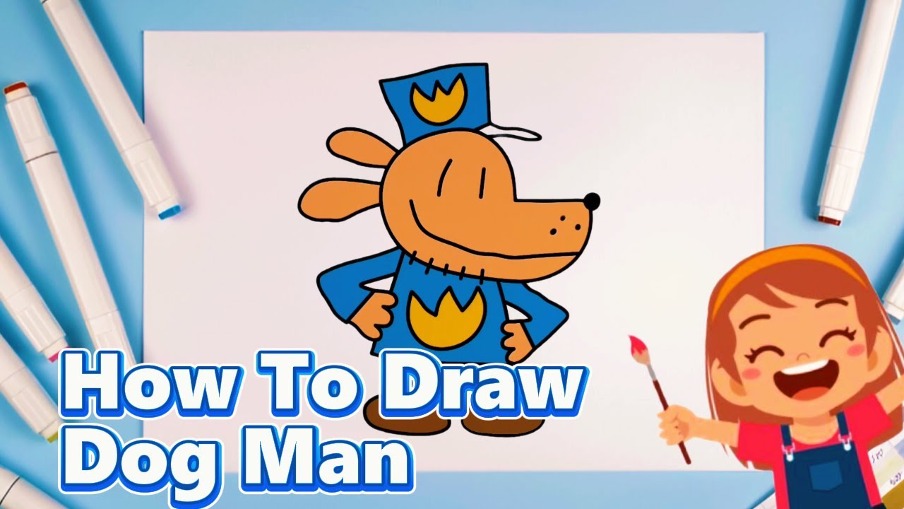 How To Draw Dog Man | Drawing Tutorial | Step by Step - YouTube