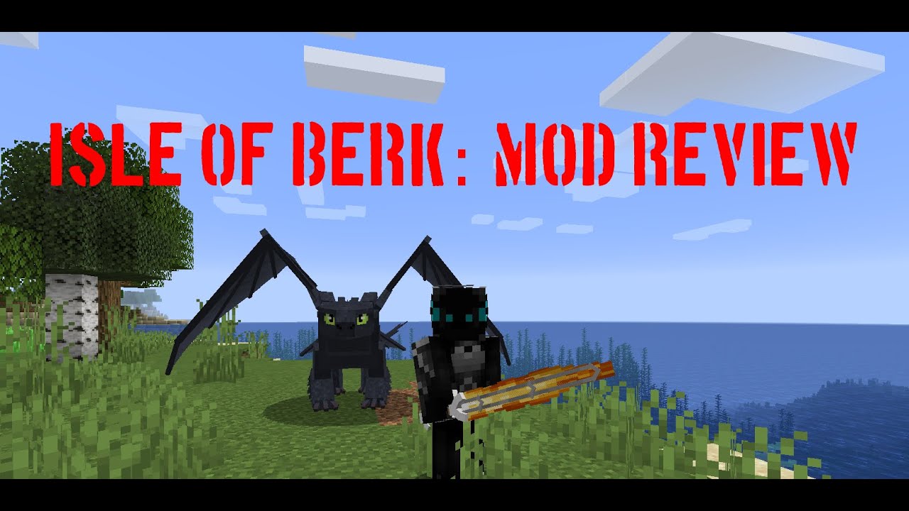 Minecraft | MOD REVIEW ISLE OF BERK MOD - YouTube