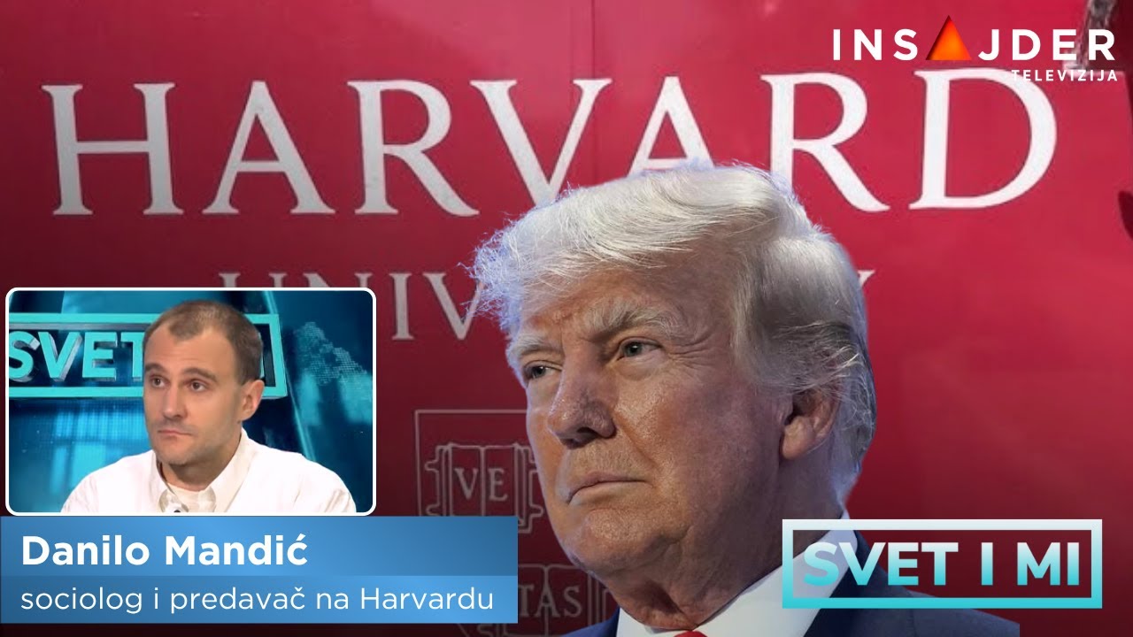 Danilo Mandić: Tramp vodi kulturološki rat protiv Harvarda - YouTube