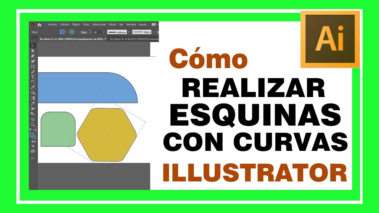 Crear CUADRADO o POLIGONO con ESQUINA CURVA, REDONDA o REDONDEADA en ...