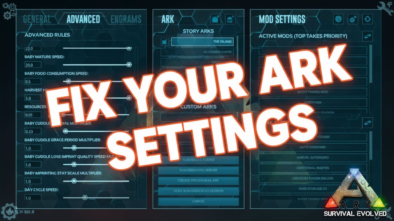 ARK Survival Evolved Best Single Player Settings PC | No Grind Solo ...