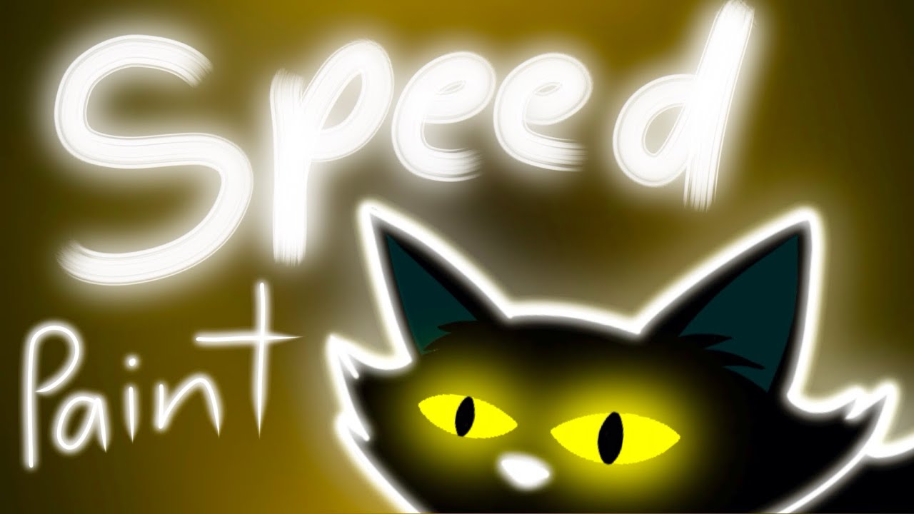 Solar Eclipse Cat Speedpaint - YouTube