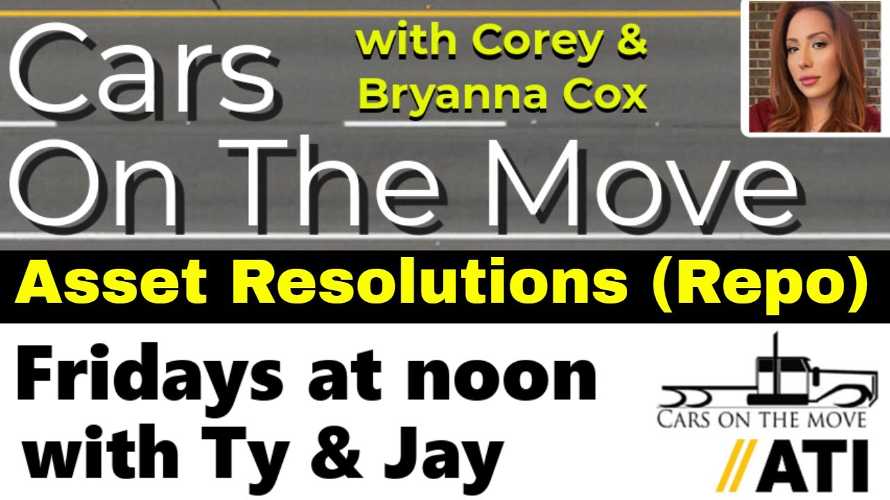 Asset Resolutions Auto Repossession Live in Houston w/ Corey & Bryanna ...