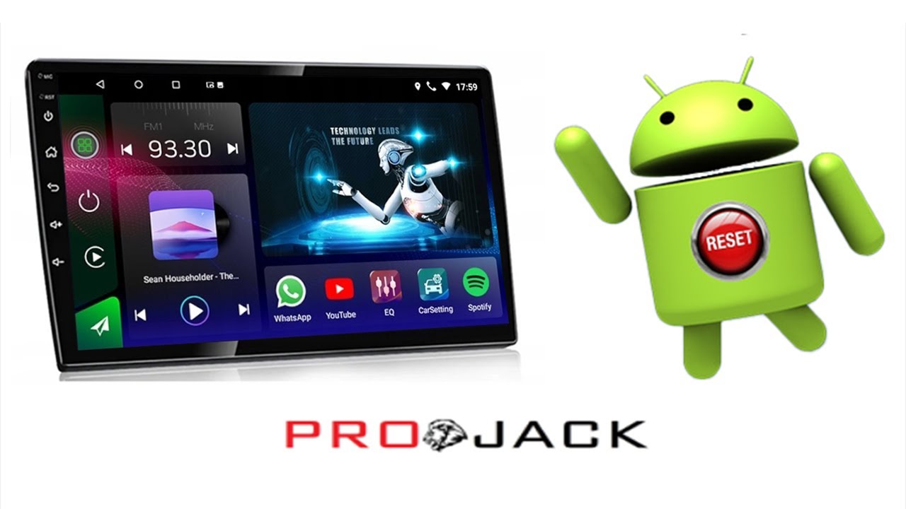 RESET SYSTEMU - Przywrócenie ustawień fabrycznych w radiu Android model ...