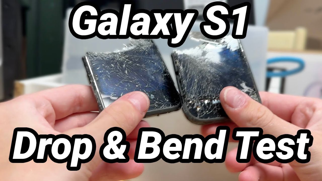 Samsung Galaxy S1 Drop & Bend Test (First Galaxy Phone) - YouTube