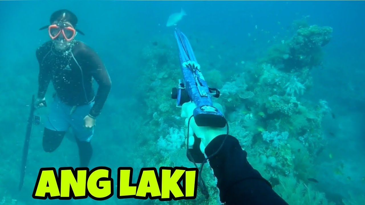 HITTING THAT BIG FISH//SPEARFISHING PHILIPPINES//LALUNG TV - YouTube