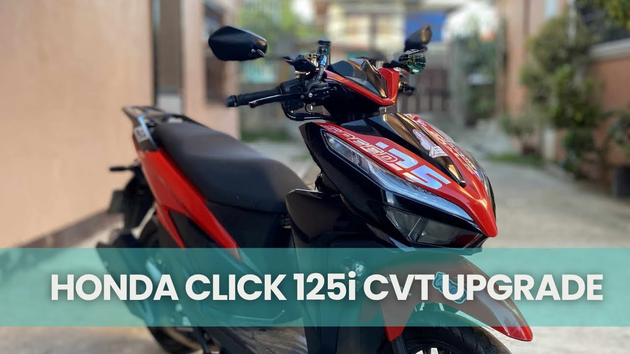 Honda Click 125i CVT upgrade!! - YouTube