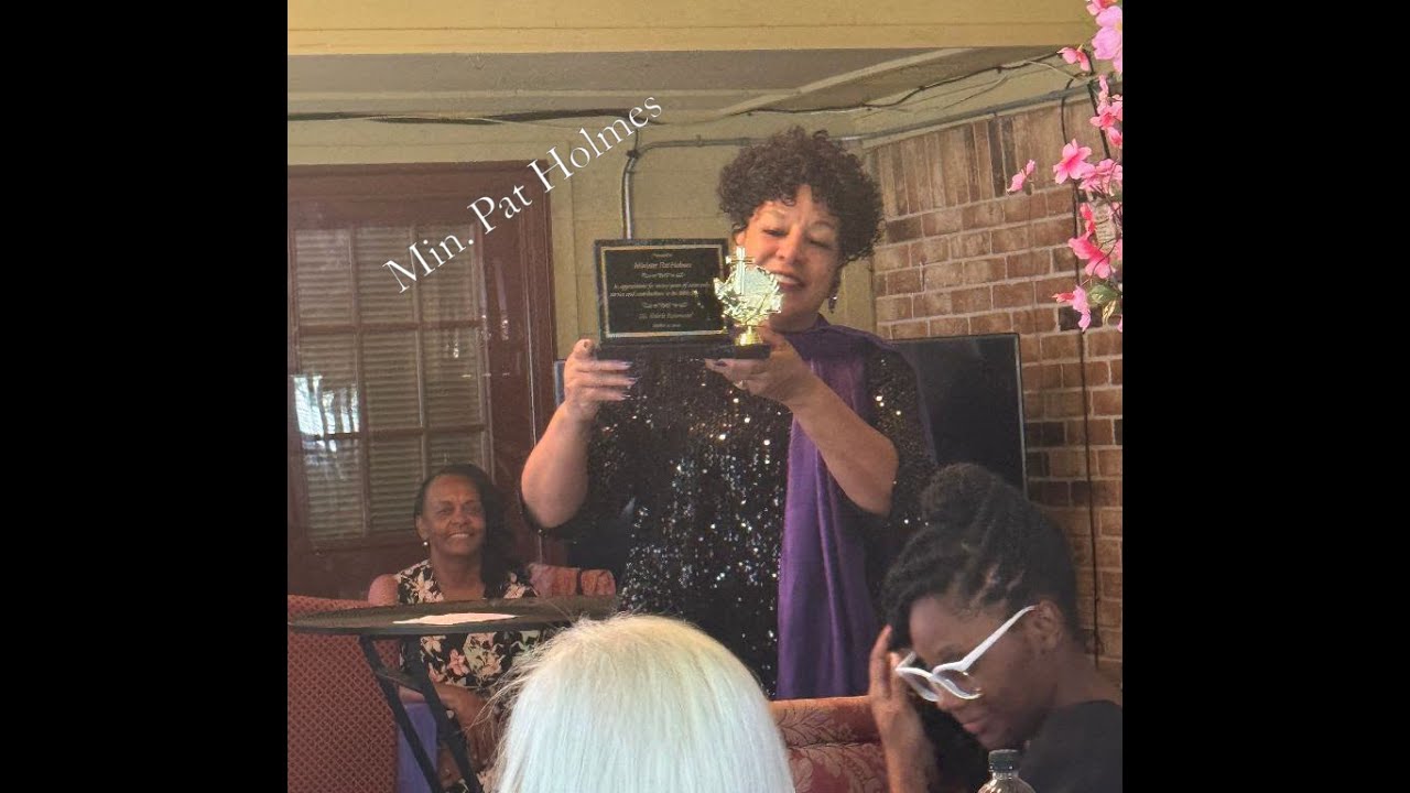 Yearly Celebration for Minister Pat Holmes/October 27, 2024 - YouTube