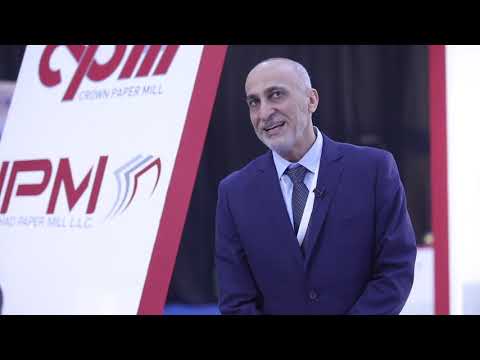 Paper One Show Beirut 2019 Interview - CROWN PAPER MILL - Abdullah Al Khateeb