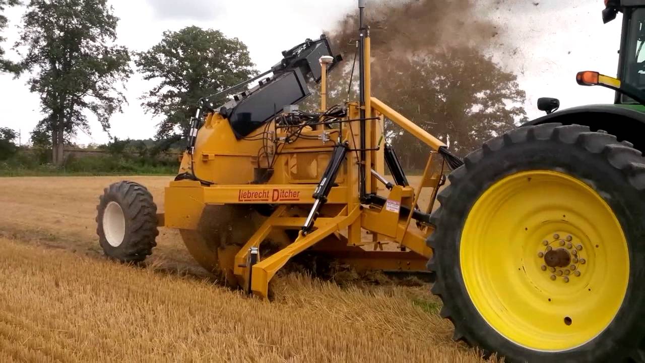 Liebrecht Manufacturing Waterway Ditcher - YouTube