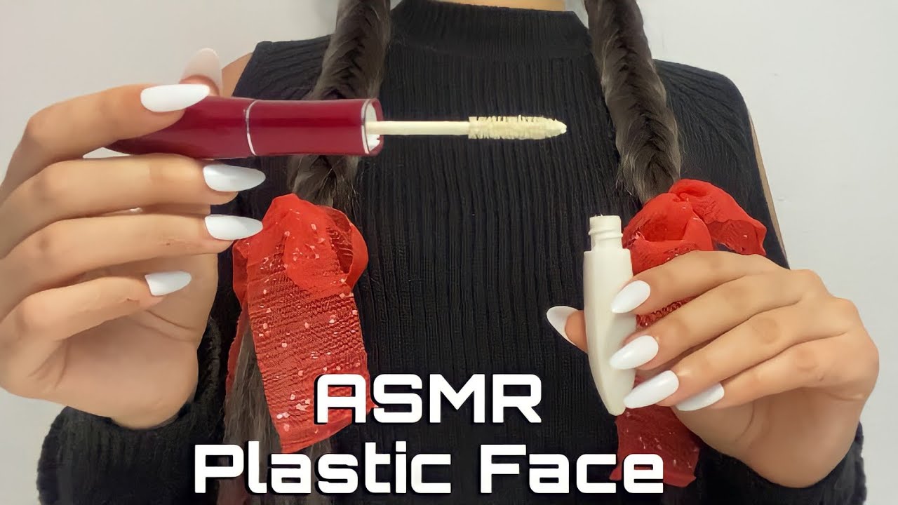[ASMR] Doing makeup on your PLASTIC FACE - YouTube