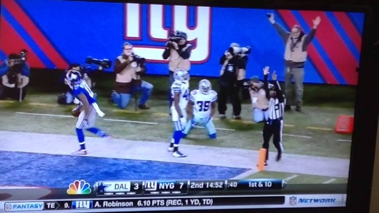 Odell Beckham Jr. UNBELIEVABLE THREE-FINGER TD CATCH! SNF v - YouTube
