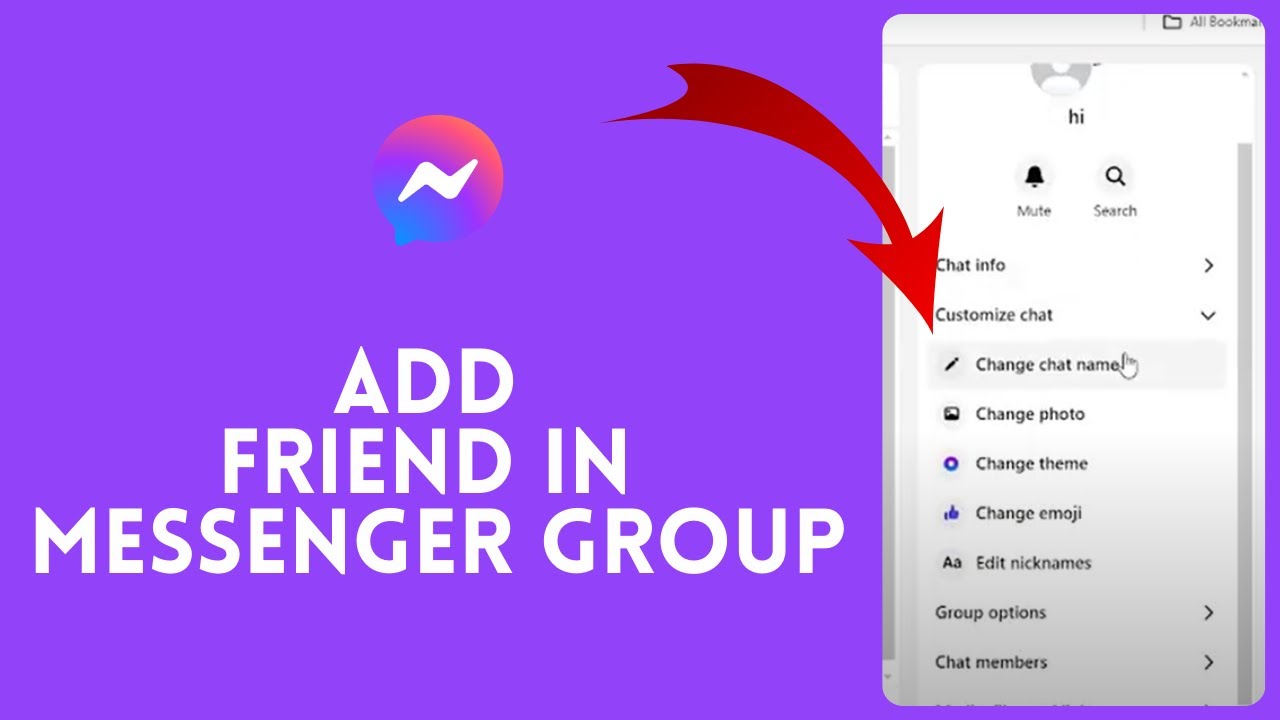 How to Add Friend in Messenger Group on PC 2024? - YouTube