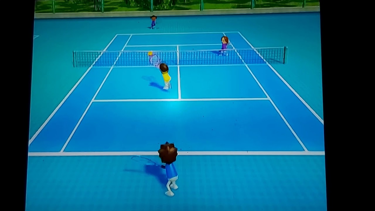 Wii Sports - Tennis - Aaron Asami Vs Elisa Miyu - YouTube