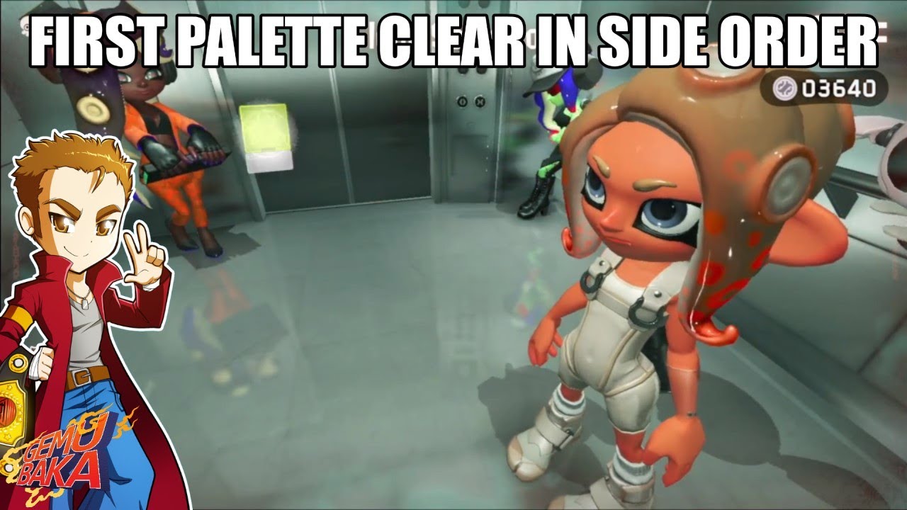 My first palette clear in Splatoon 3's Side Order! - YouTube
