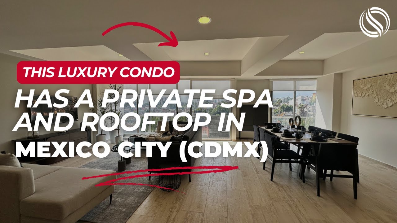 This Luxury Condo Has a Private Spa and Rooftop in Mexico City! - YouTube
