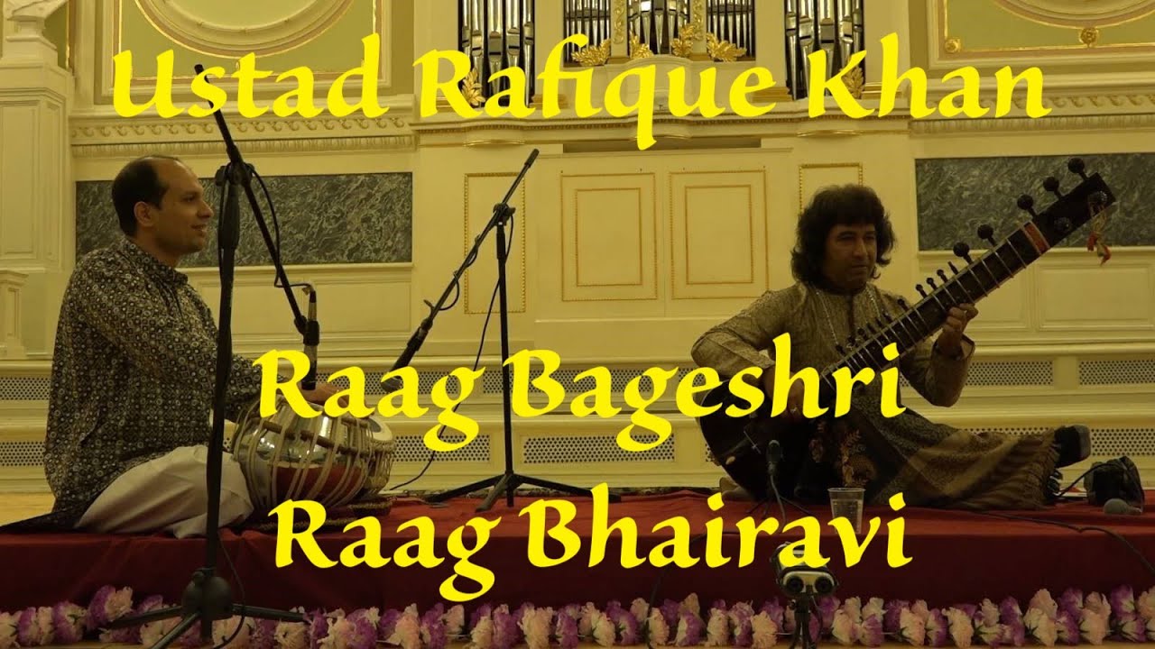 Ustad Rafique Khan(sitar) and Anil Dixit(tabla). Bageshri and Bhairavi ...