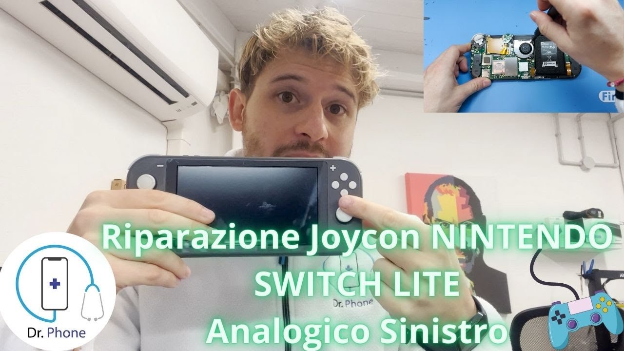 Sostituzione analogico Destro joycon Nintendo Switch Lite - disassembly ...