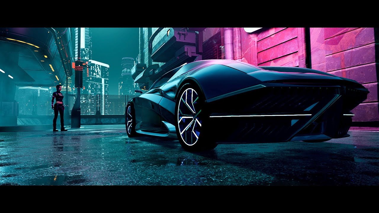 Filming a Cyber Punk Car Scene | Unreal Engine 4.25 - YouTube