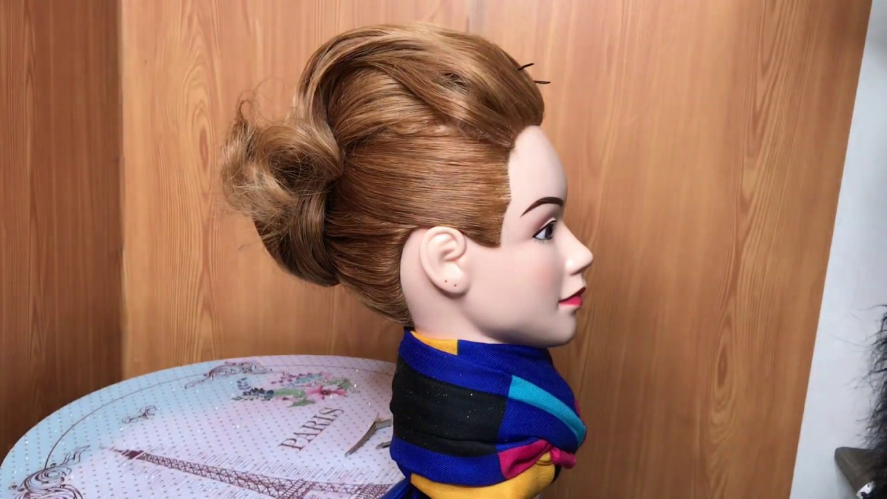 Bridal updo Saudi Hairstyle 2019 - YouTube