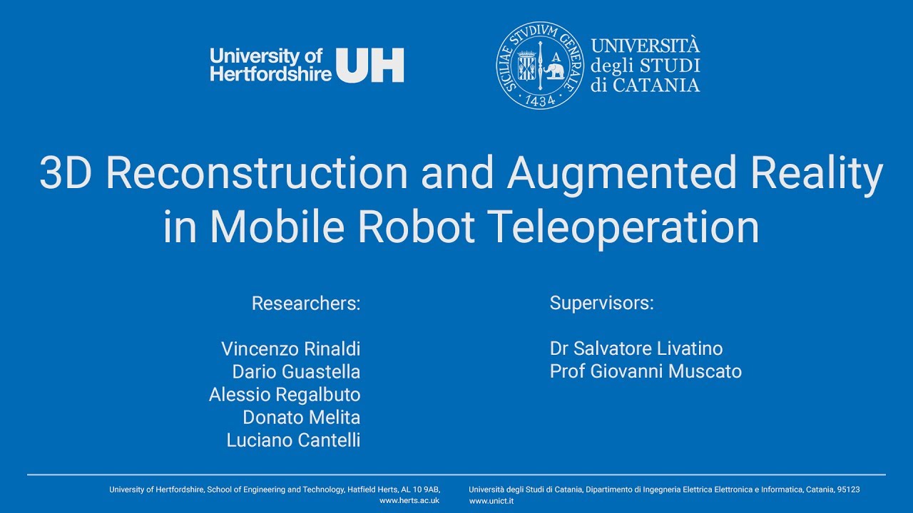 3D Reconstruction and Augmented Reality in Mobile Robot Teleoperation ...