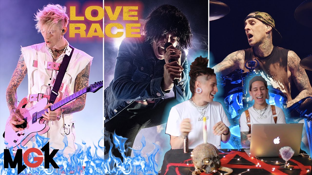 MachineGunKelly Ft. Kellin Quinn (Travis Barker)| 💘 Love Race 🚘 ...