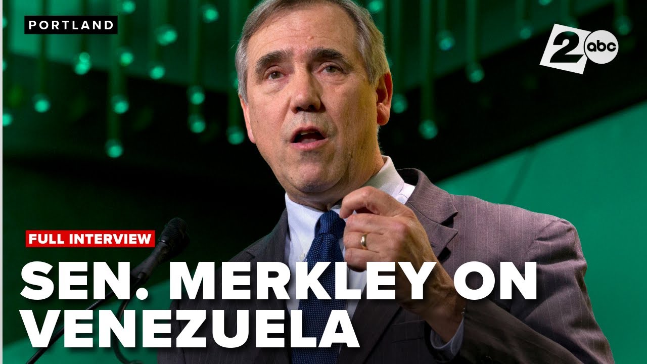 Sen. Jeff Merkley speaks about U.S. involvement in Venezuela, capturing ...