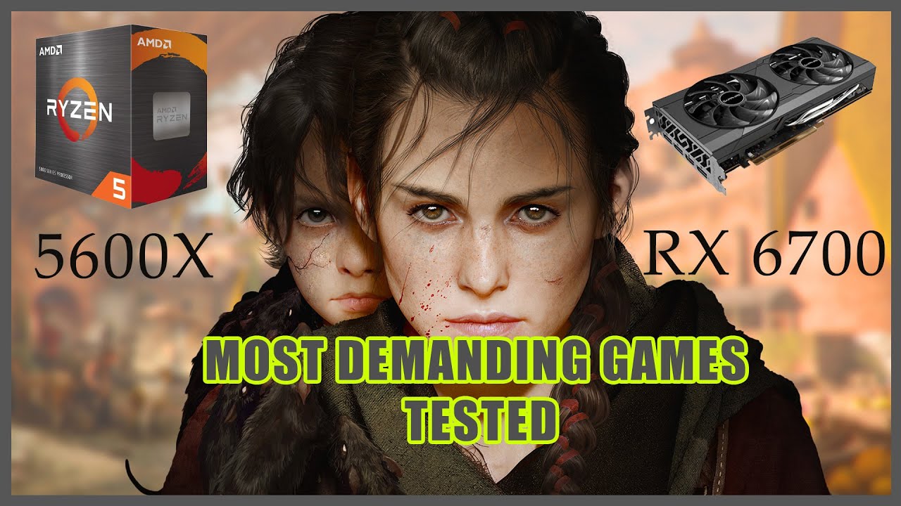 RX 6700 Graphics Card + Ryzen 5 5600X Most demanding Games Tested 1080P ...