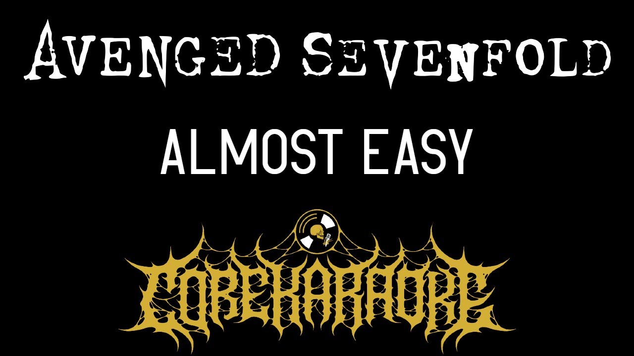 Avenged Sevenfold - Almost Easy [Karaoke Instrumental] - YouTube