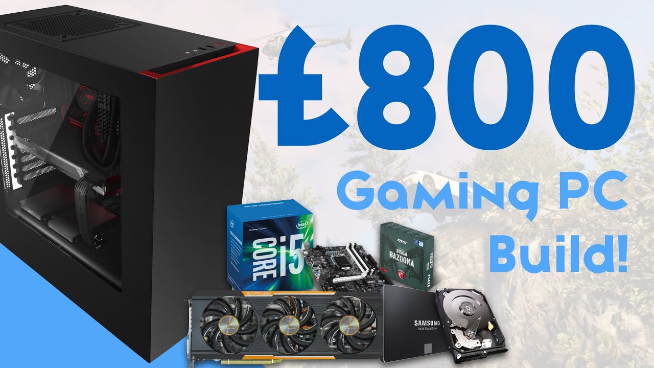 INSANE £800 GAMING PC BUILD 2016! [BATTLEFIELD 1 ULTRA!] - YouTube