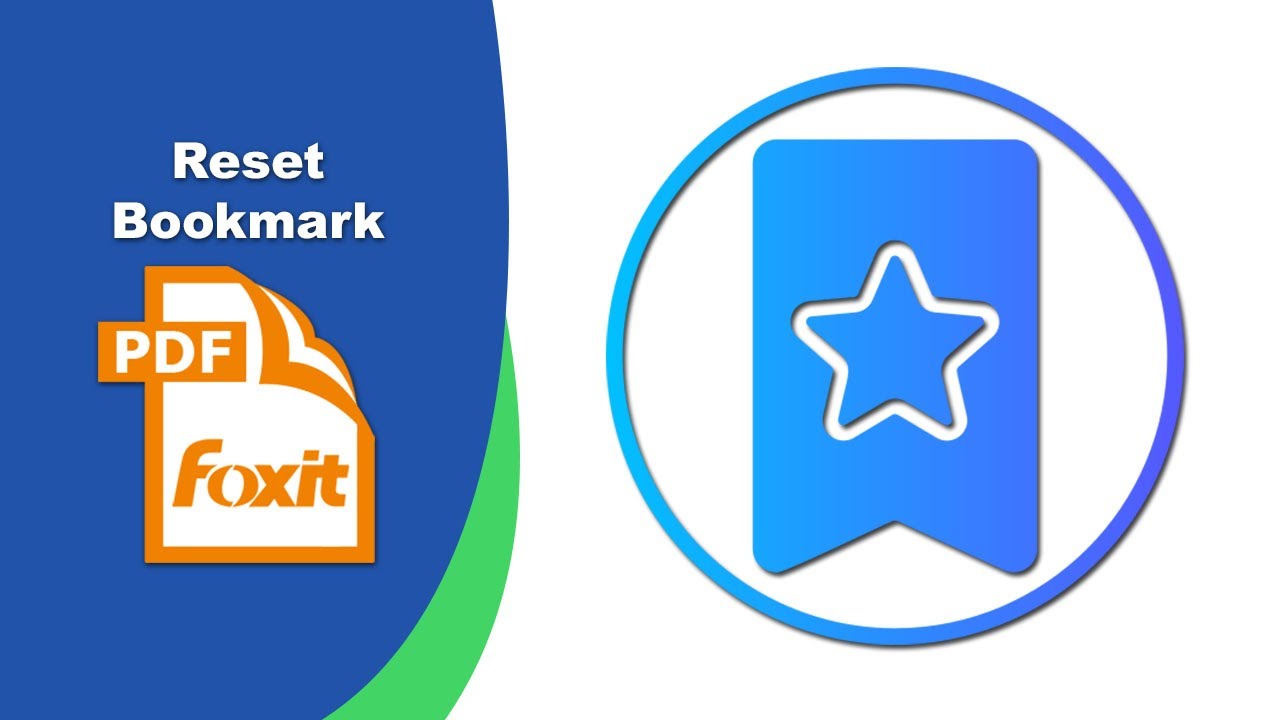 How to Reset and Update Bookmark Areas in a PDF Document in Foxit PDF ...