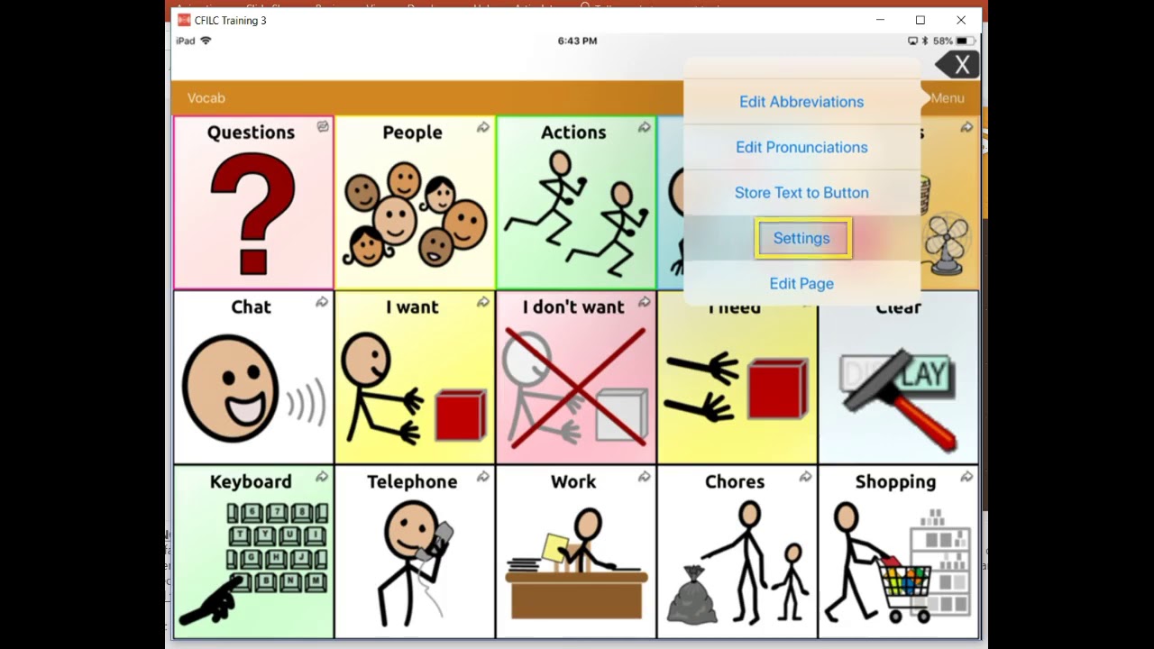 TouchChat HD Activate on Release - YouTube